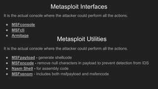 Metasploit - Basic and Android Demo | PPT