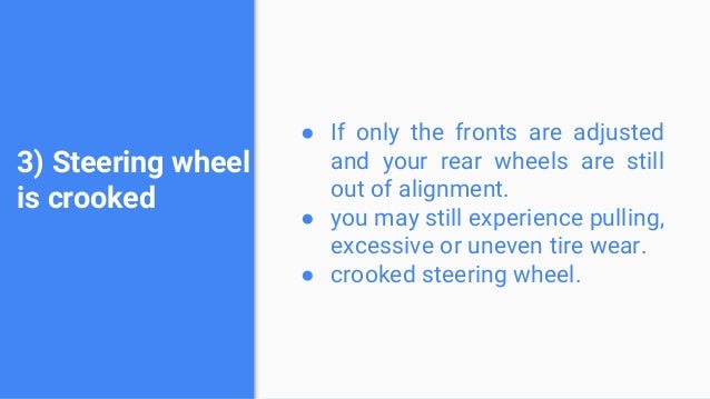 What are the Sign of a Bad Alignment?