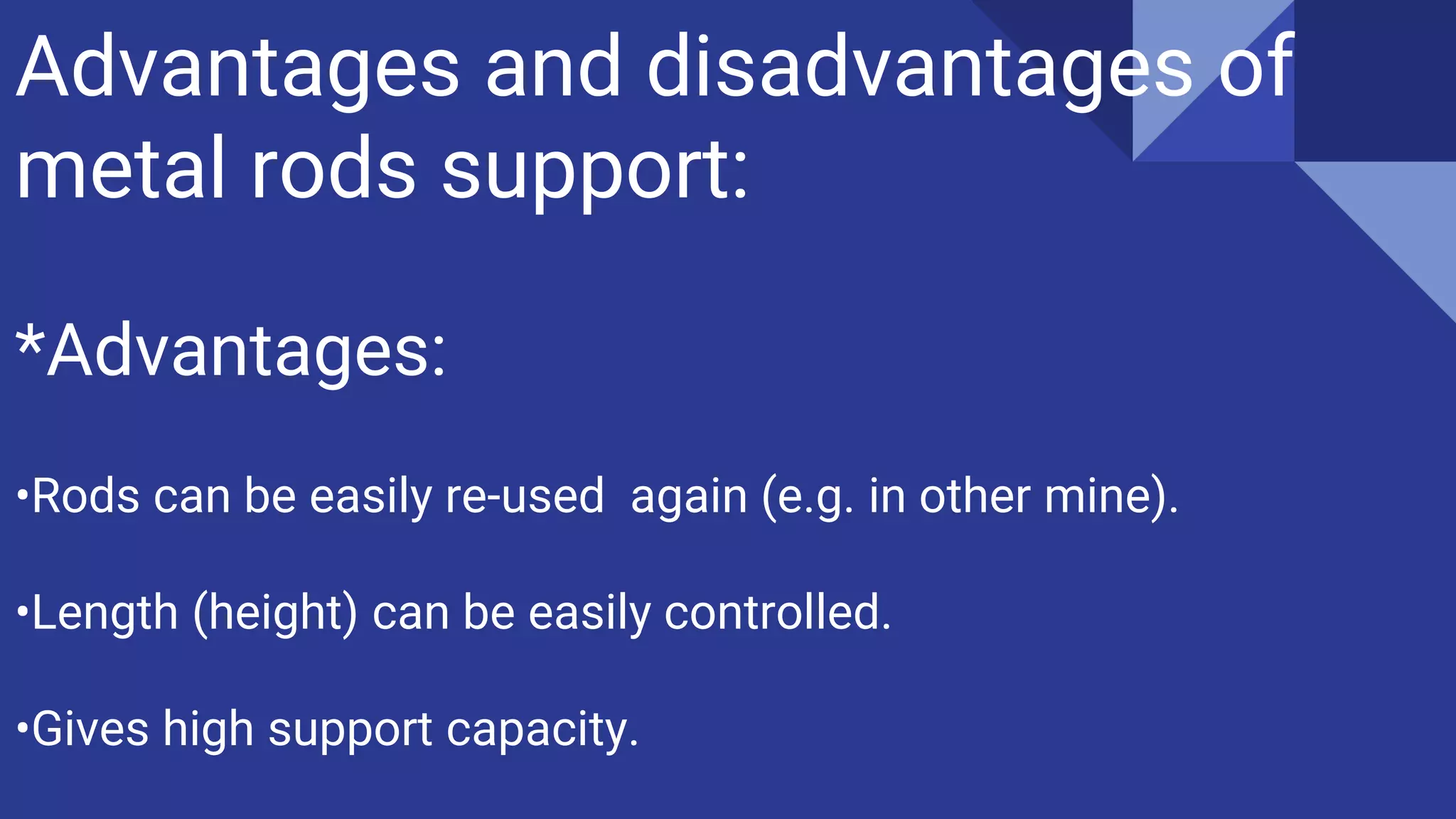 support system in metal mine | PPTX