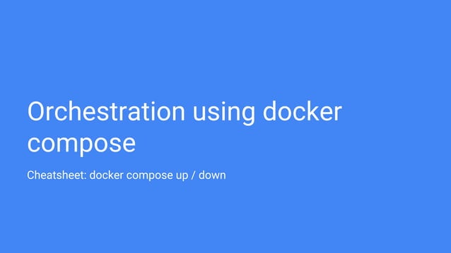 Moving to Docker... Finally! | PPT