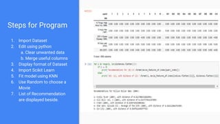 Movies Recommendation System | PPTX