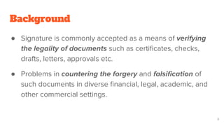 CNN based Handwritten Signature Recognition | PDF