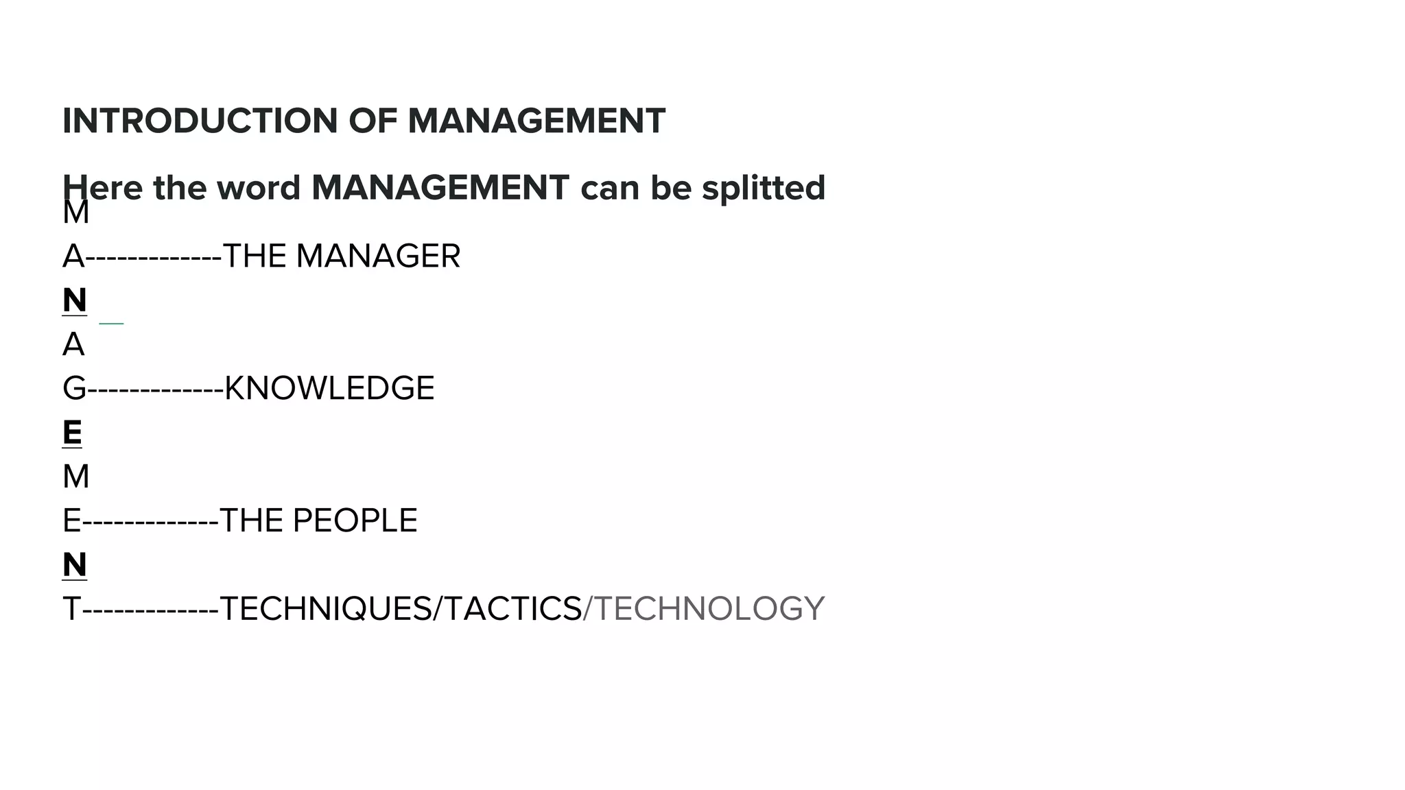 Introduction to management II definition II levels of management | PPTX