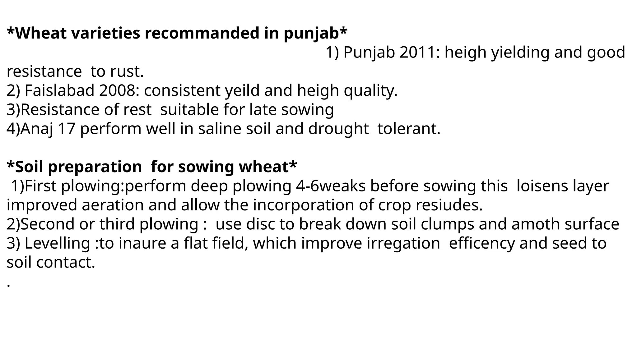 Wheat crop ppt.x for classroom it's diseases | PPT