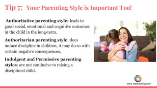 10 Tips On How To Discipline Kids | PDF