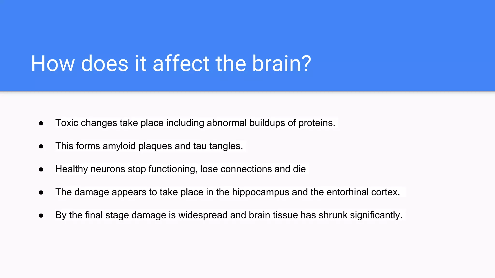 Alzheimer's Presentation | PPTX
