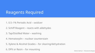 PAS Stain | Principle, Procedure, Reagents & Troubleshooting | PPTX