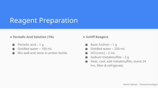 PAS Stain | Principle, Procedure, Reagents & Troubleshooting | PPTX
