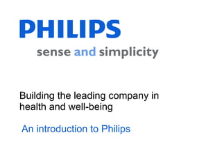 Philips Presentation | PPT