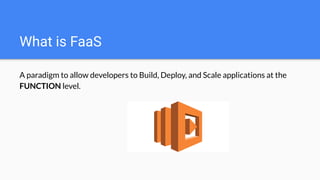 FaaS Automation and Infrastructure | PDF | Cloud Computing | Internet