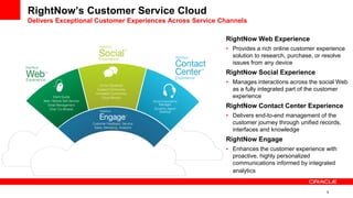 Oracle & RightNow - General Presentation | PPT