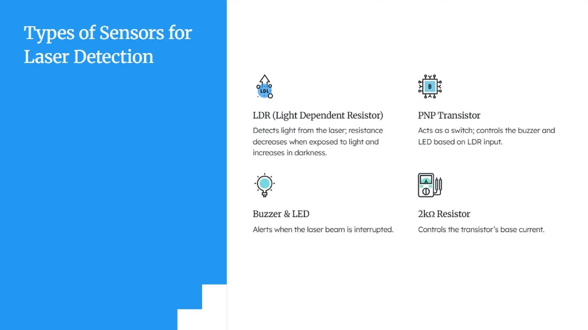 General presentation about laser light security system | PPTX