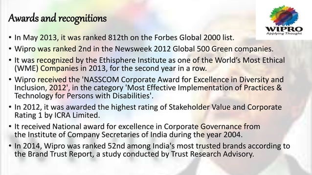 WIPRO PRESENTATION | PPTX