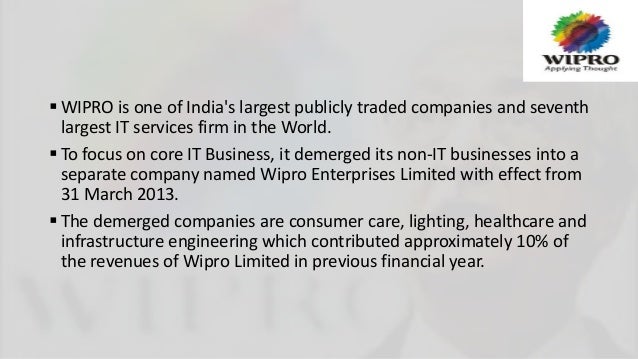 WIPRO PRESENTATION