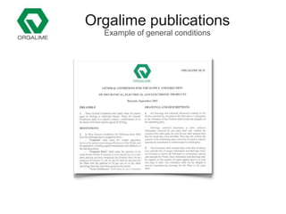 Orgalime General Presentation (Oct 11) 34 Members | PPTX