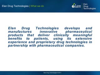 World’s Leading Drug Delivery Company | PPT