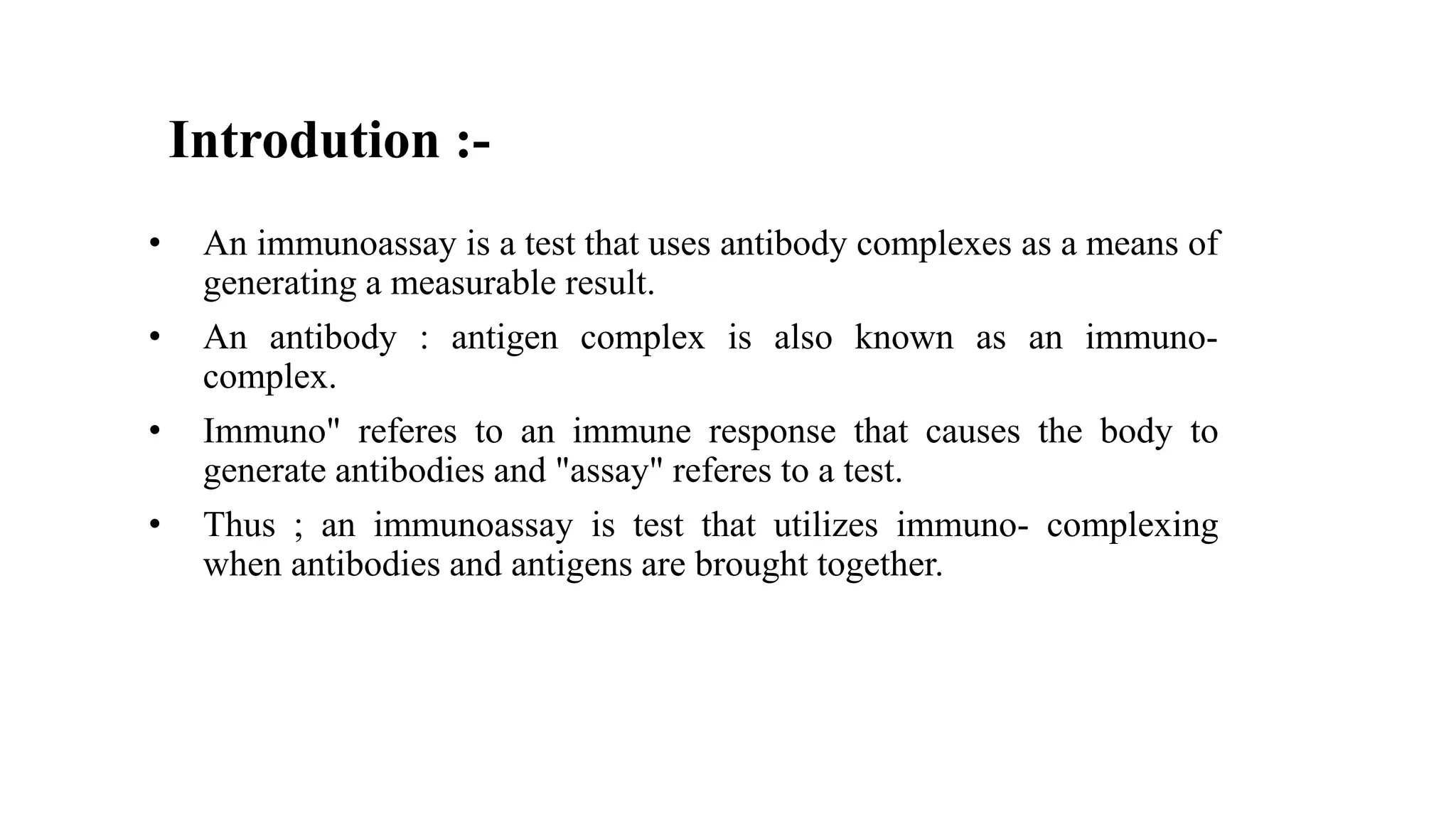 General principle of immunoassay Theoretical basis and optimization of immunoassay.pptx