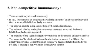 General principle of immunoassay Theoretical basis and optimization of ...