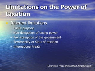 General principles/Fundamentals of Taxation | PPT