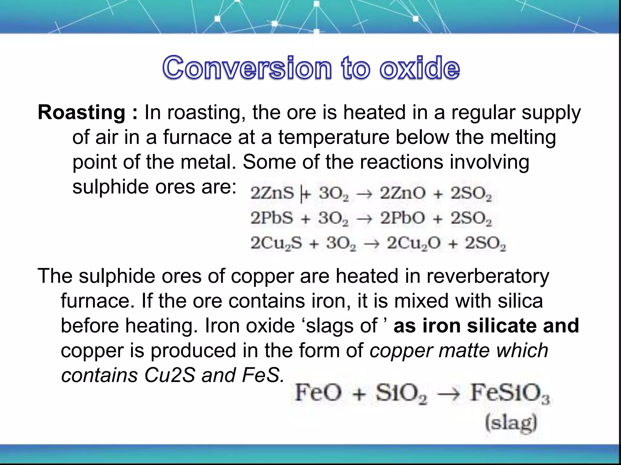 General principles and processes of isolation of elements | PPTX