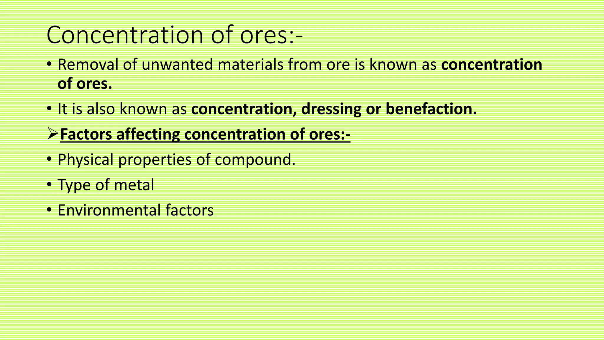 General principles and process of isolation of elements (STD 12 SCIENCE ...