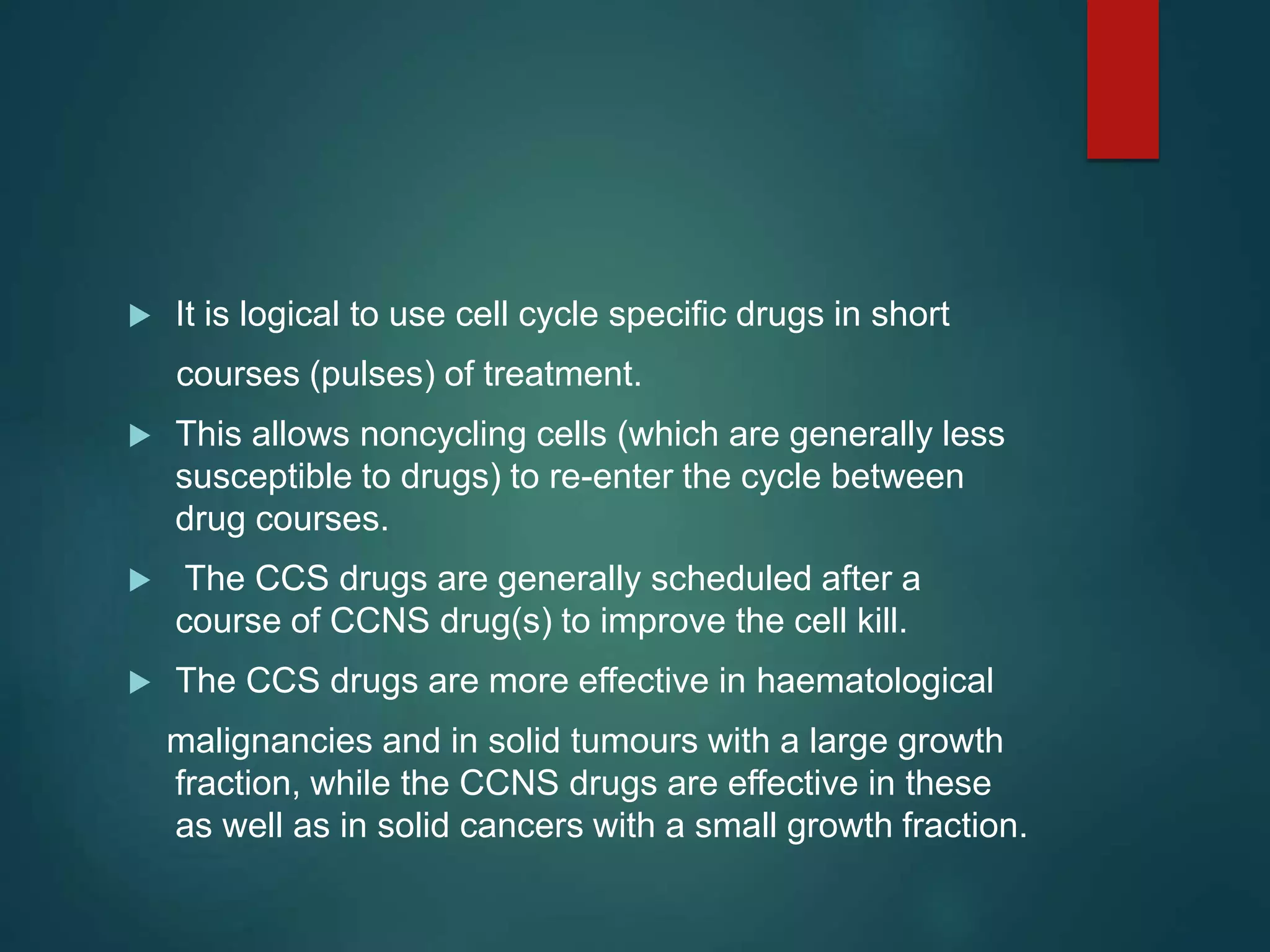 General principles in chemotherapy of cancer | PPTX