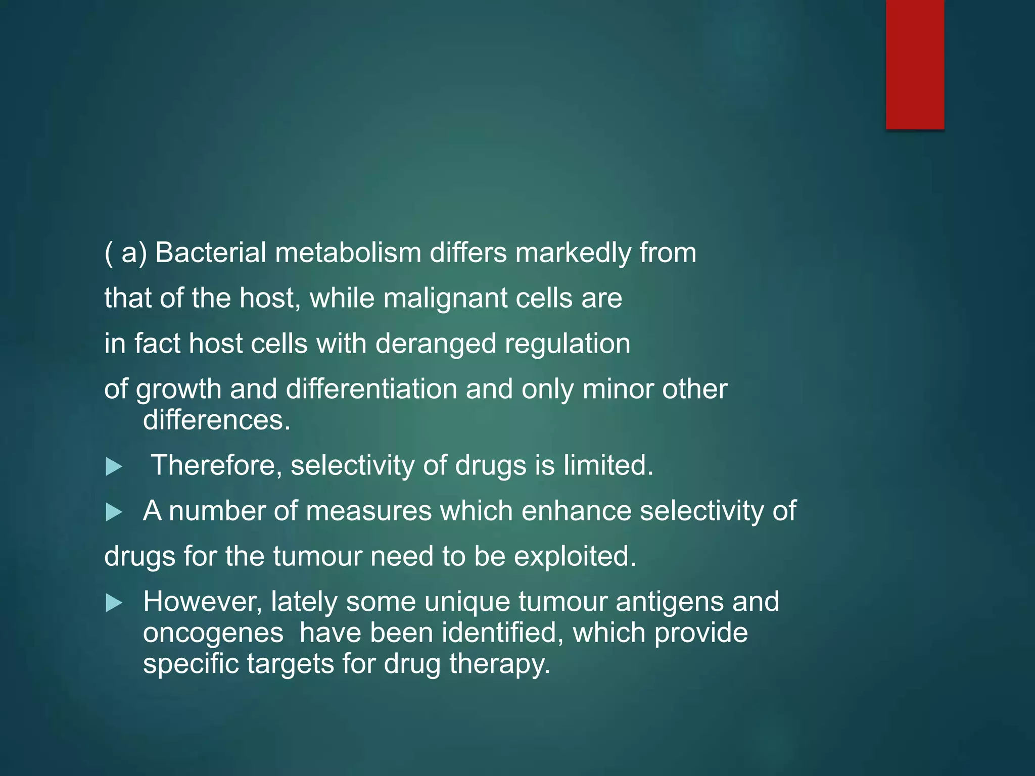 General principles in chemotherapy of cancer | PPTX
