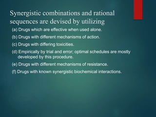 General principles in chemotherapy of cancer | PPTX