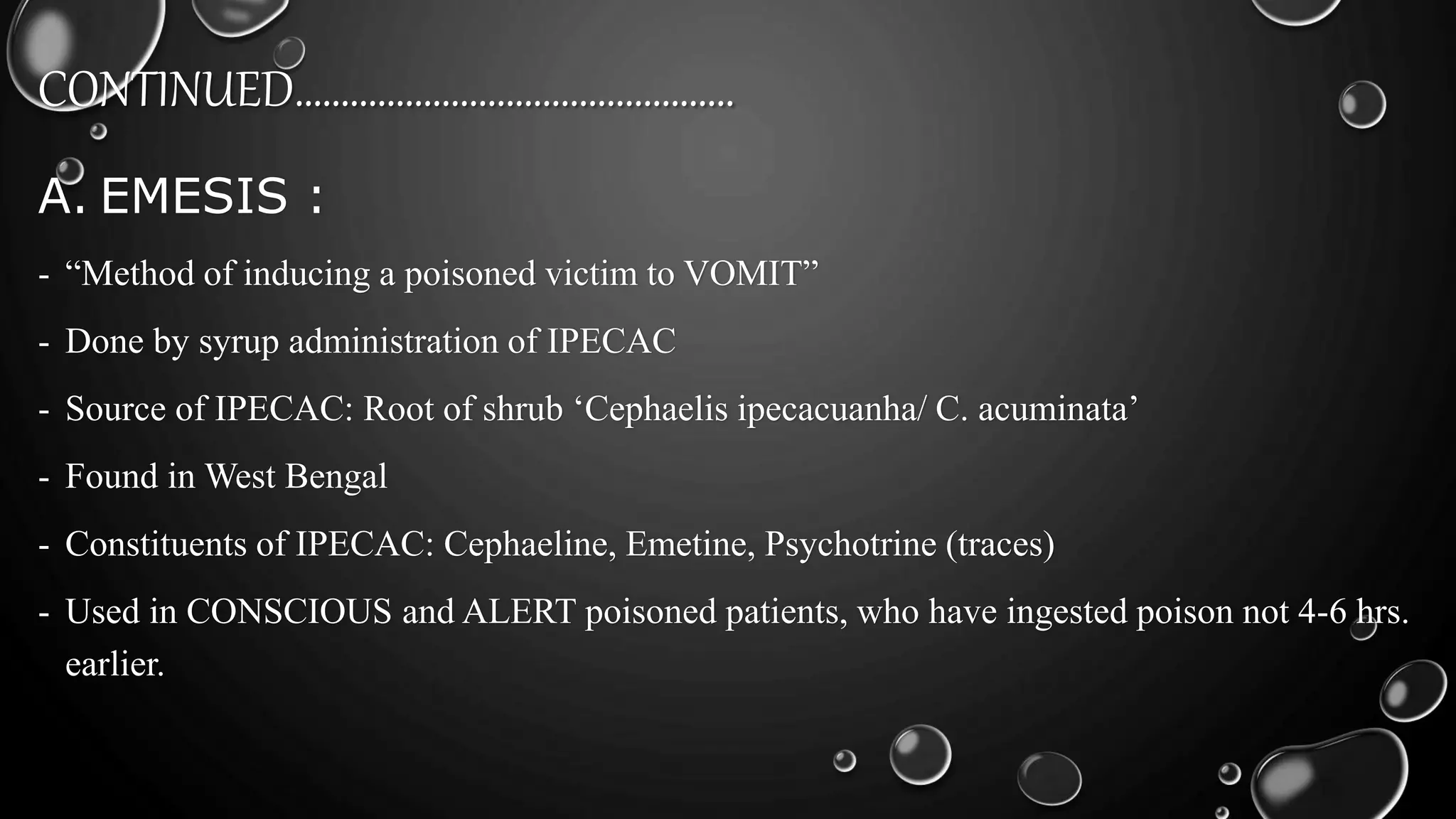 General principles involved in management of poisoning- by rxvichu!! | PPTX