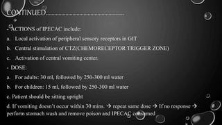 General principles involved in management of poisoning- by rxvichu!! | PPTX
