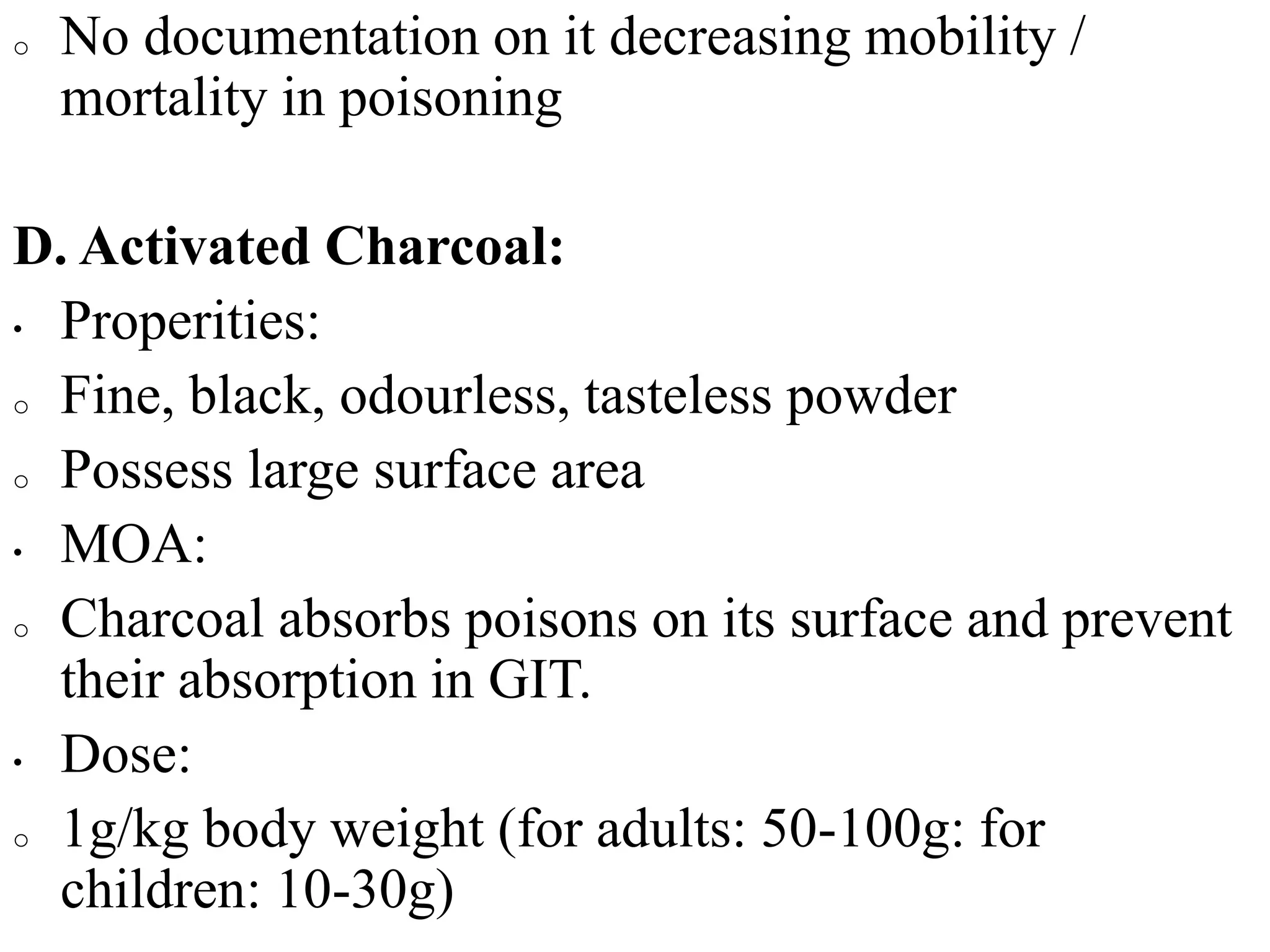 Clinical Toxicology - General principles involved in the management of ...