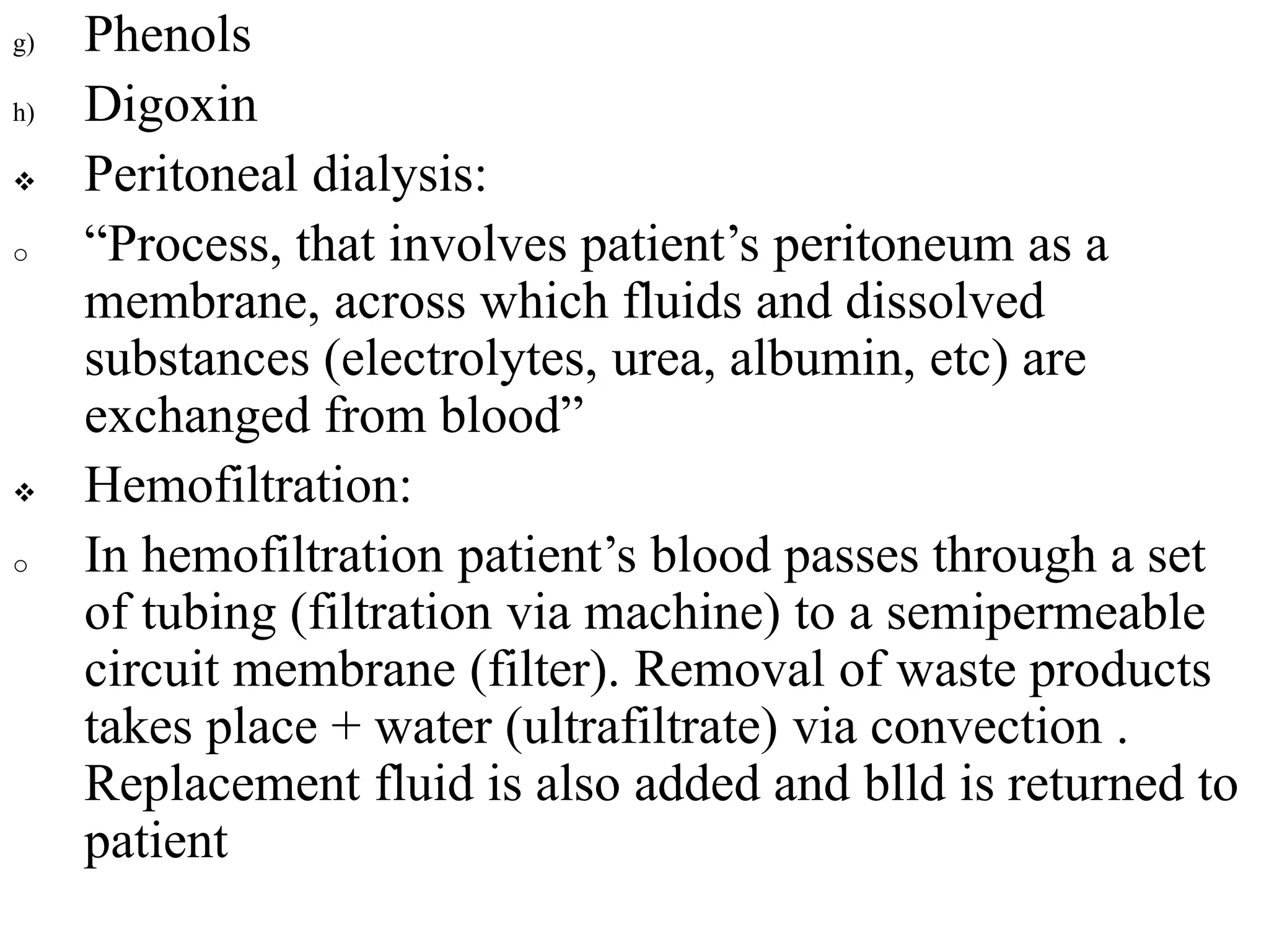 Clinical Toxicology - General principles involved in the management of ...