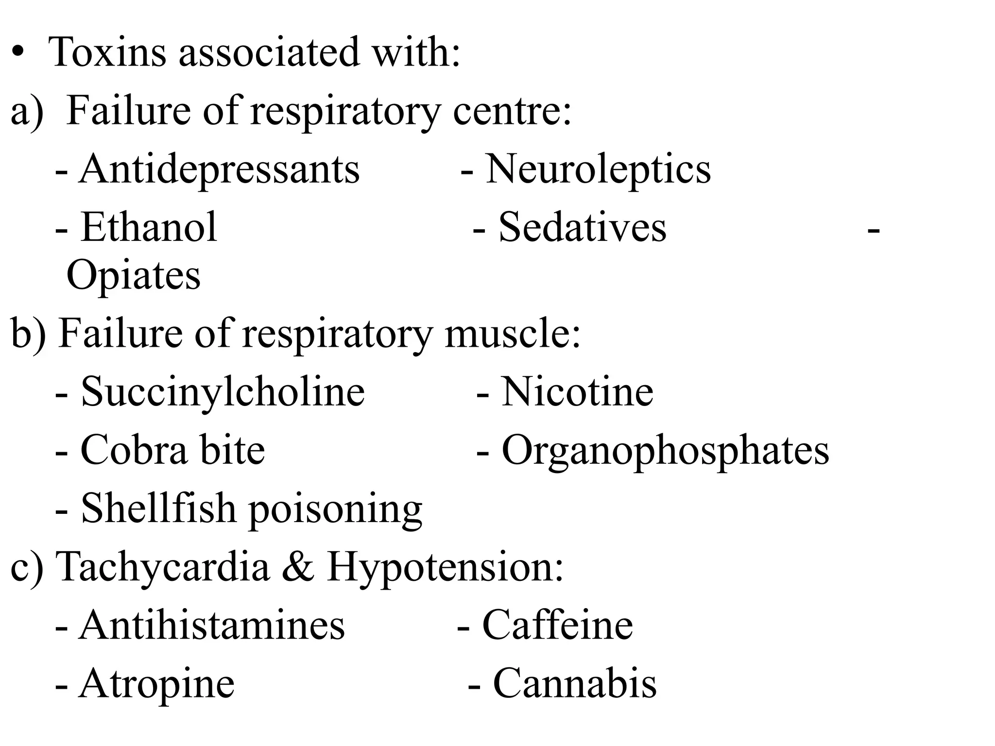 Clinical Toxicology - General principles involved in the management of ...