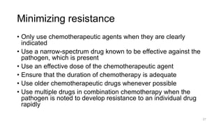 General principles of antimicrobial therapy | PPTX