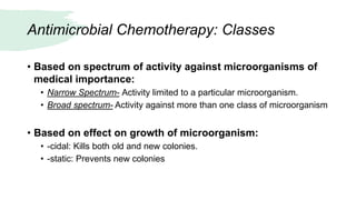 General principles of antimicrobial therapy | PPTX