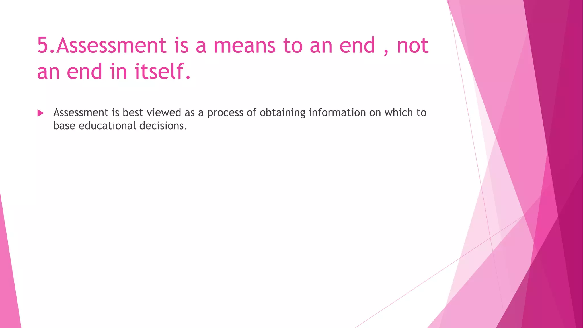 General principles of assessment | PPTX