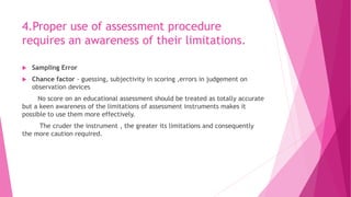 General principles of assessment | PPTX