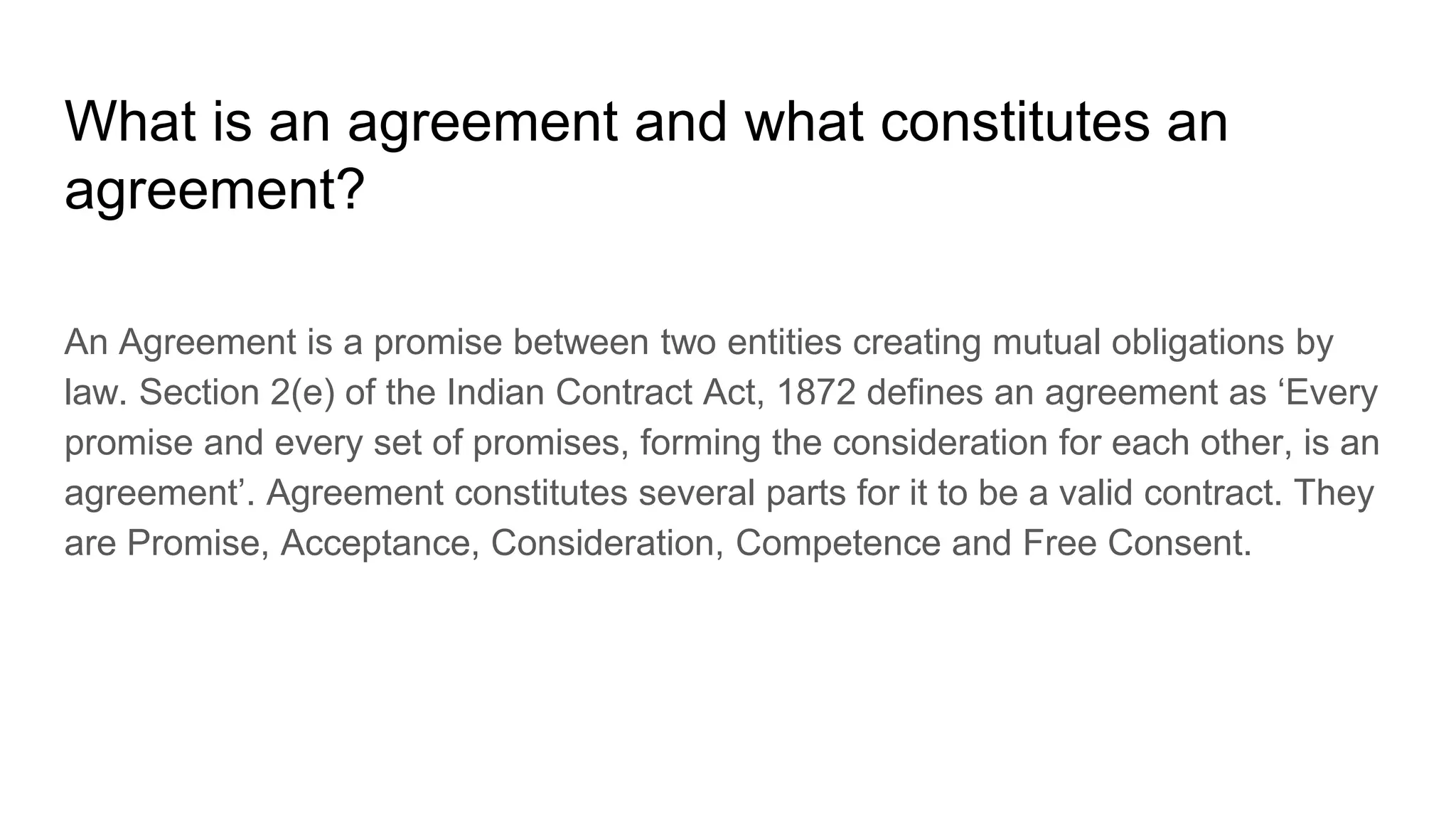 General principles of contracts (part one) | PPTX