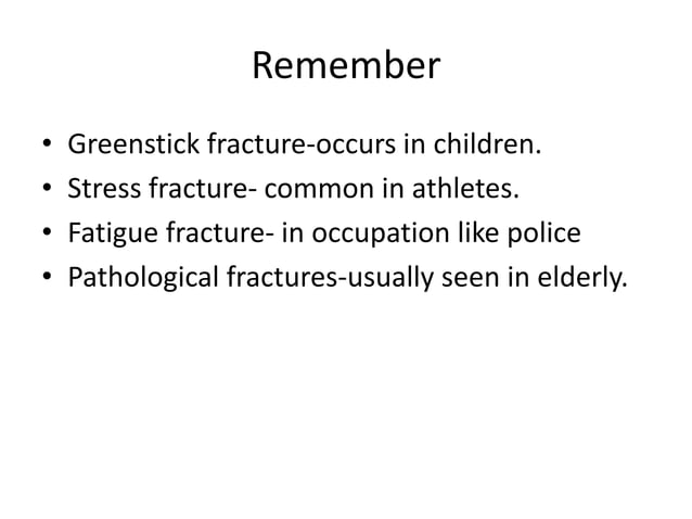 General principles of fractures | PPTX