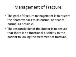 General principles of fractures | PPTX