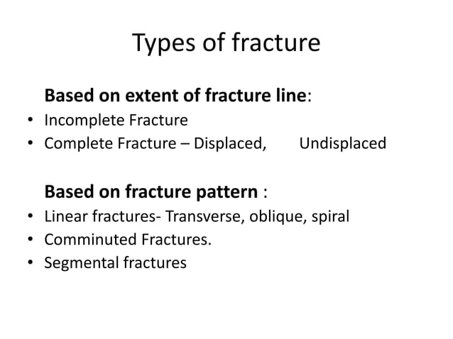 General principles of fractures | PPTX
