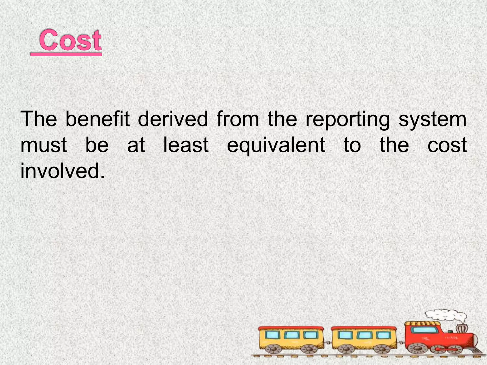 General principles of good reporting systems | PPTX