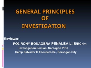 General Principles of Investigation 070613.ppt