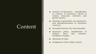 General Principles of Law of Insurance.pptx