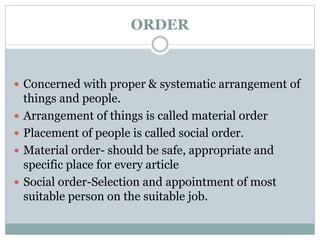 General principles of management | PPT