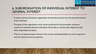 'General principles of management' .pptx | Business | Business and Finance