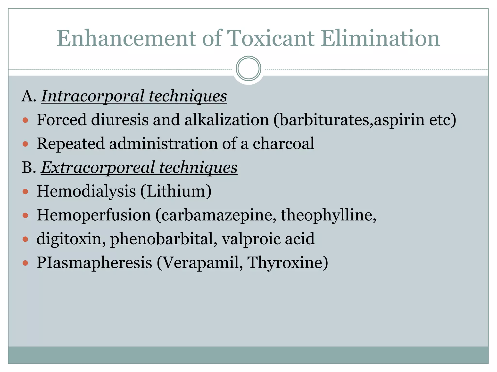 General Principles of Management of Poisoning | PPTX