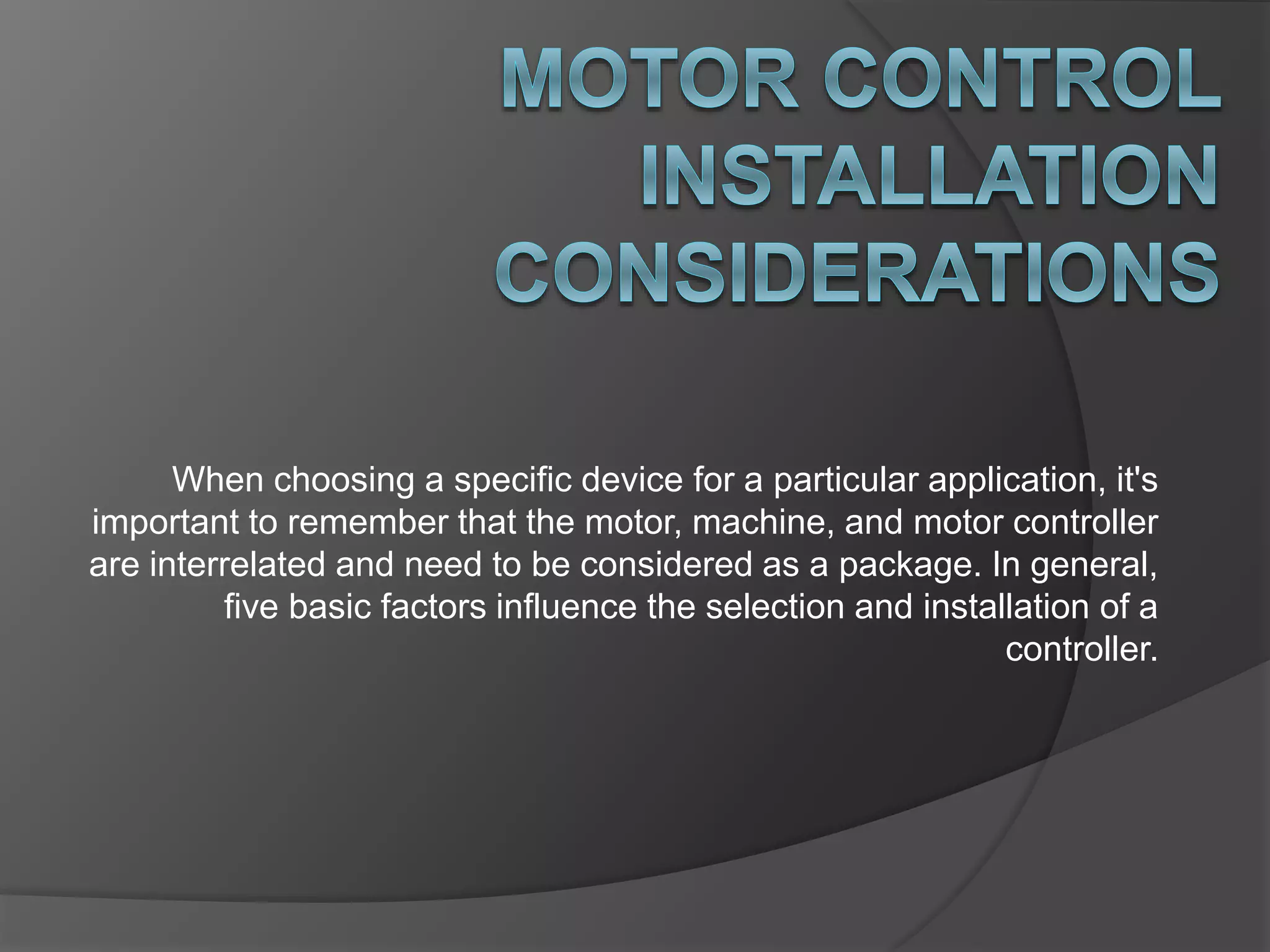 General principles of motor control | PPTX