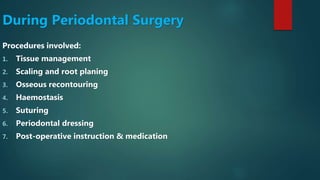 General principles of periodontal surgery | PPTX