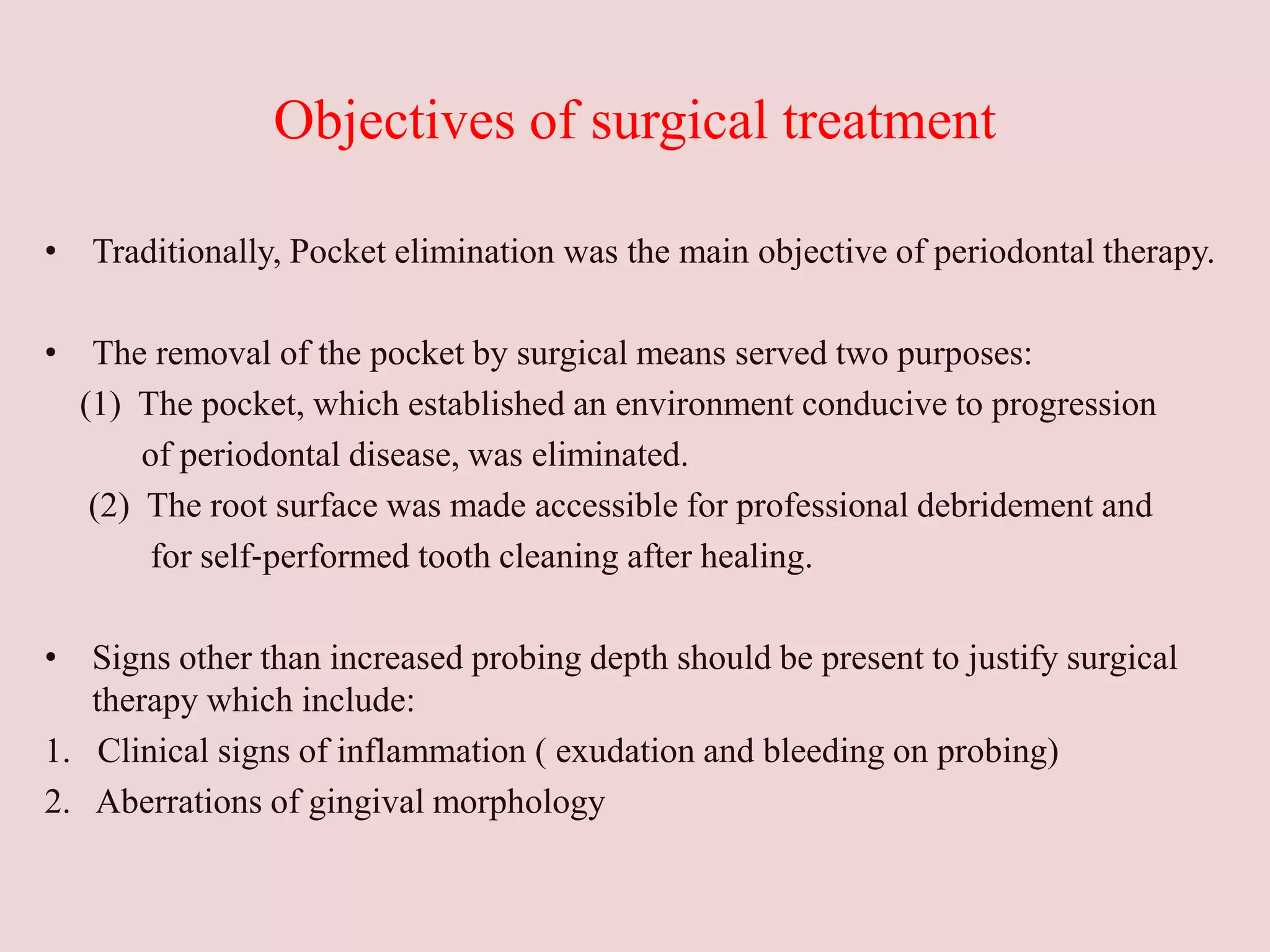 General principles of periodontal surgery | PPTX